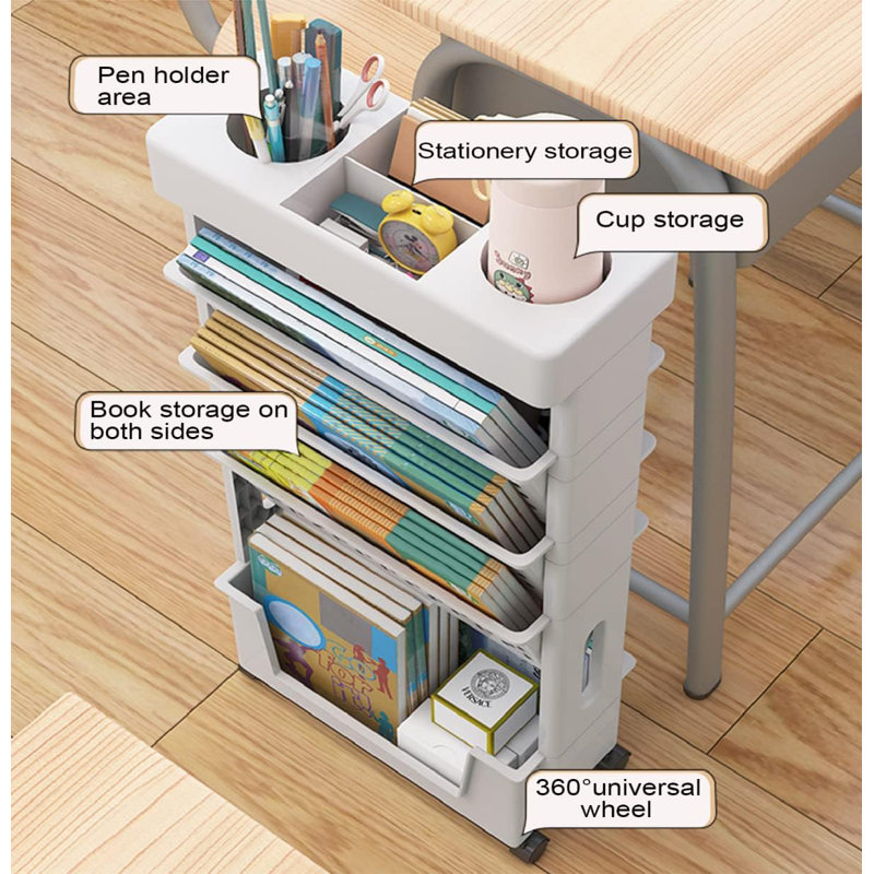 Rebrilliant Manoy Bookcase & Reviews | Wayfair